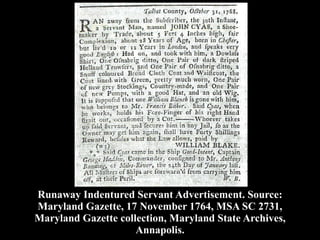 Indentured servants, captivity narratives master | PPT