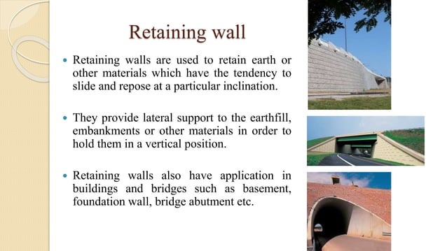 Independant study on Reinforced soil retaining wall | PPT