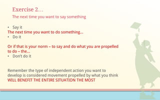 Independence in Graduate School: How to develop and enhance yours | PDF