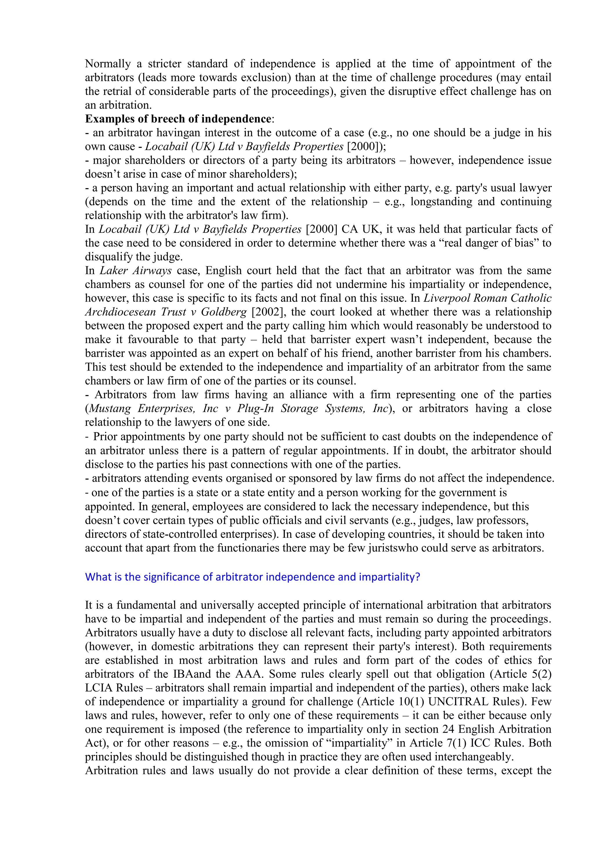 Independence and impartiality | DOCX | Law