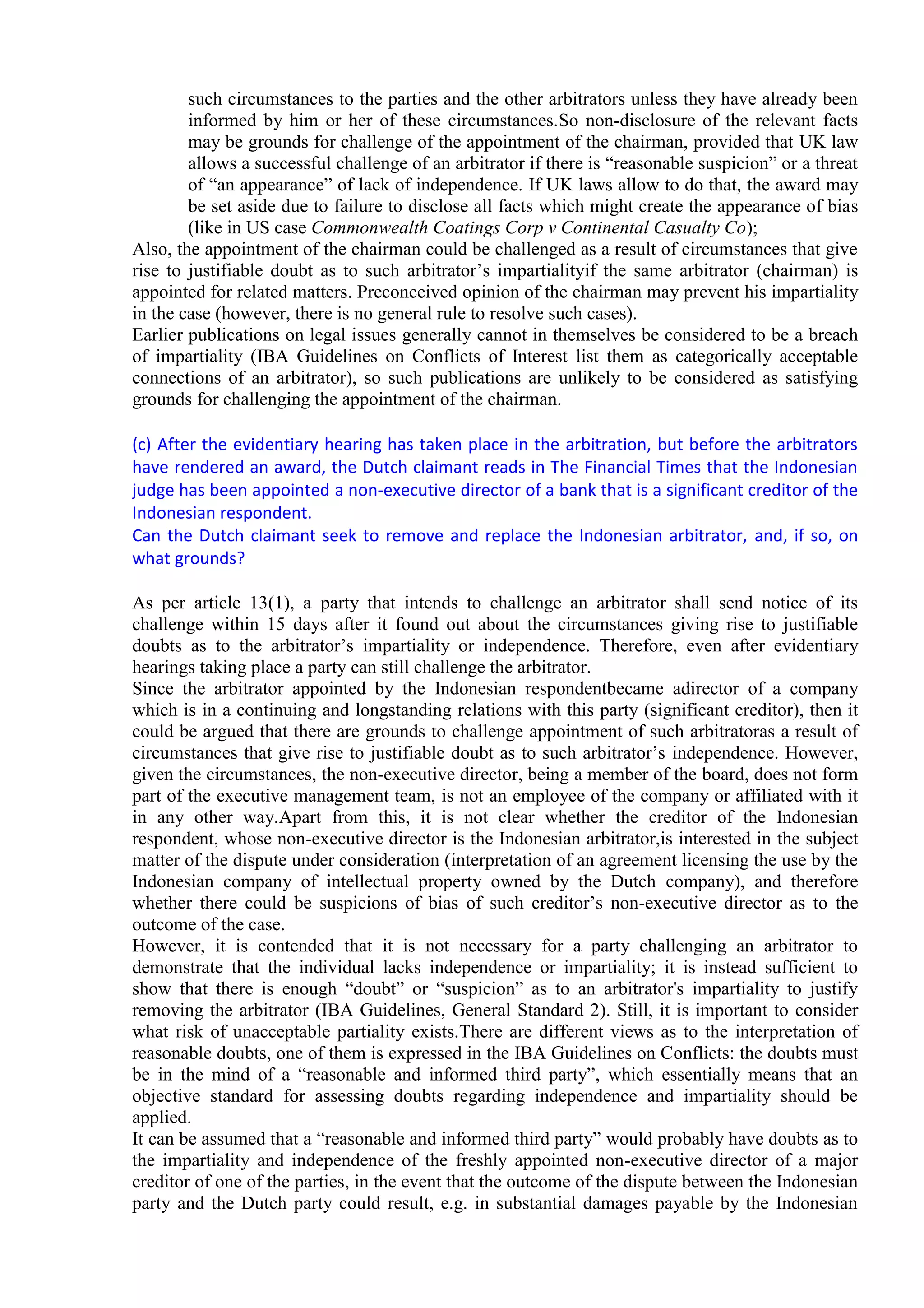 Independence and impartiality | DOCX | Law