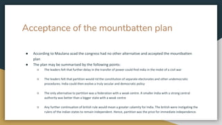 Independence and partition of india | PPTX