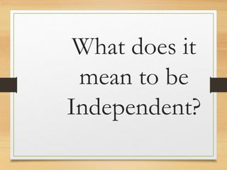 Independence assembly2016 | PPT