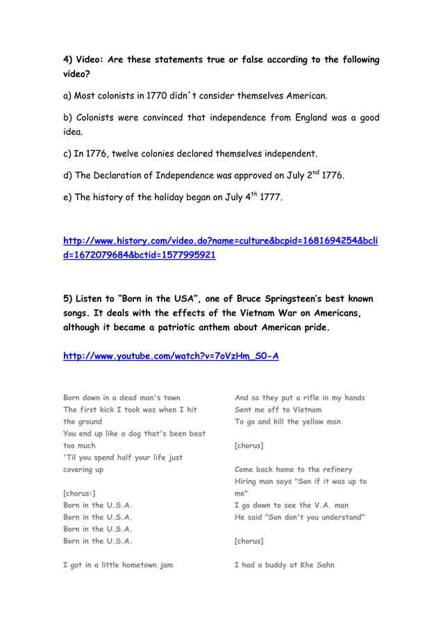 Independence Day | PDF