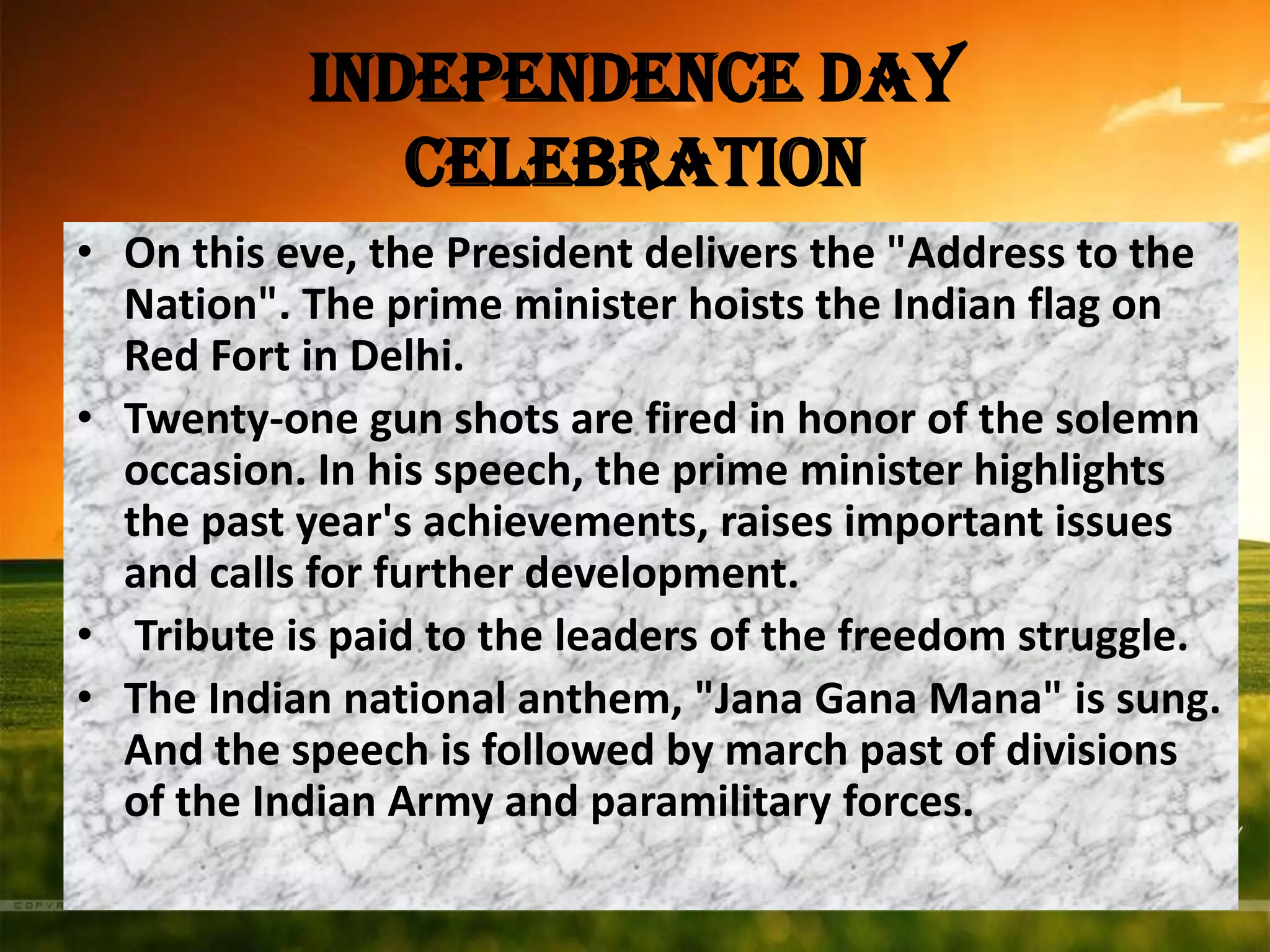 Independence day | PPTX