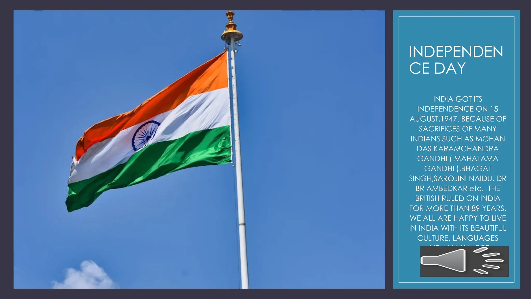 INDEPENDENCE DAY 15 AUGUST of india making proud of it | PPTX