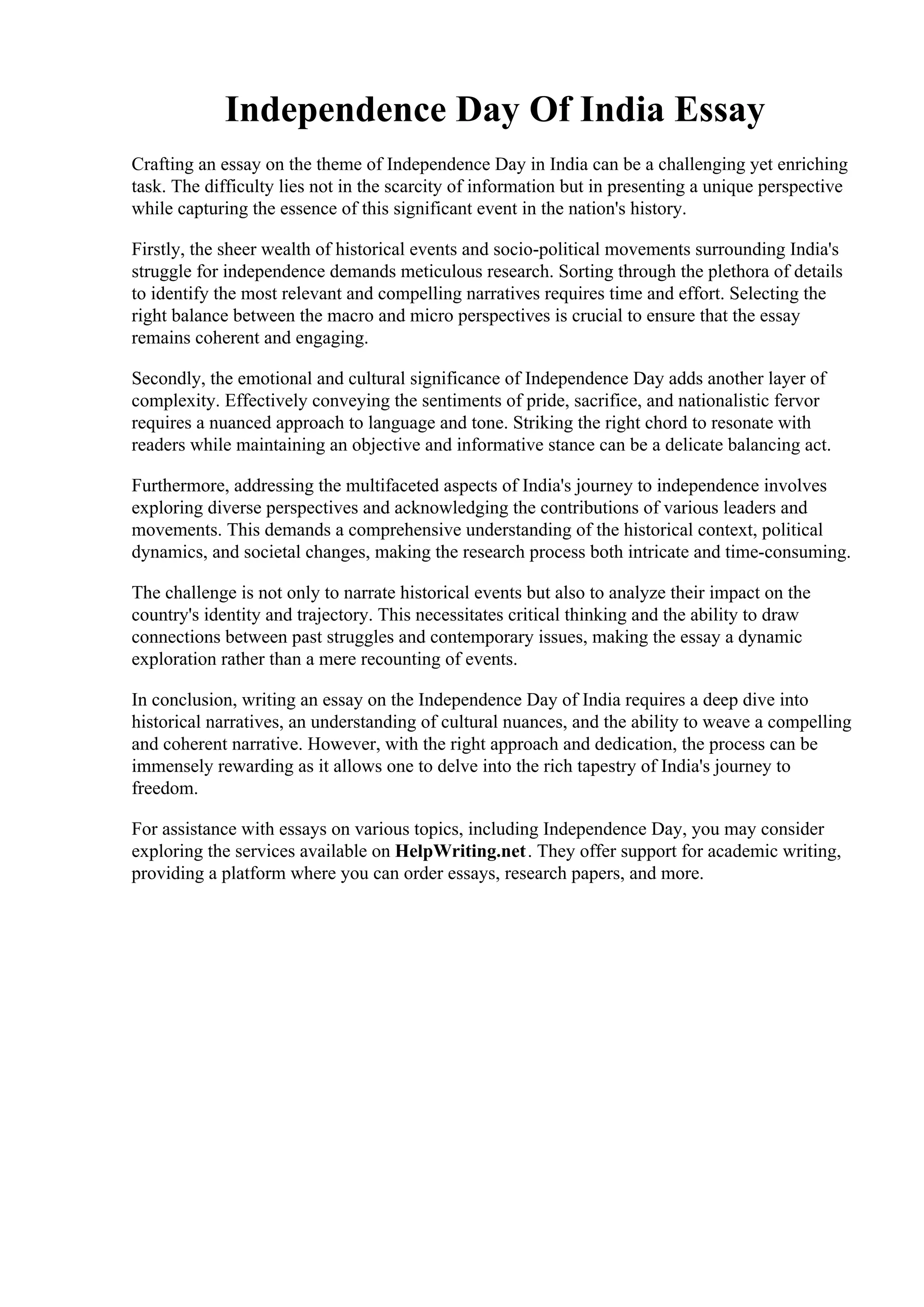Independence Day Of India Essay.pdf