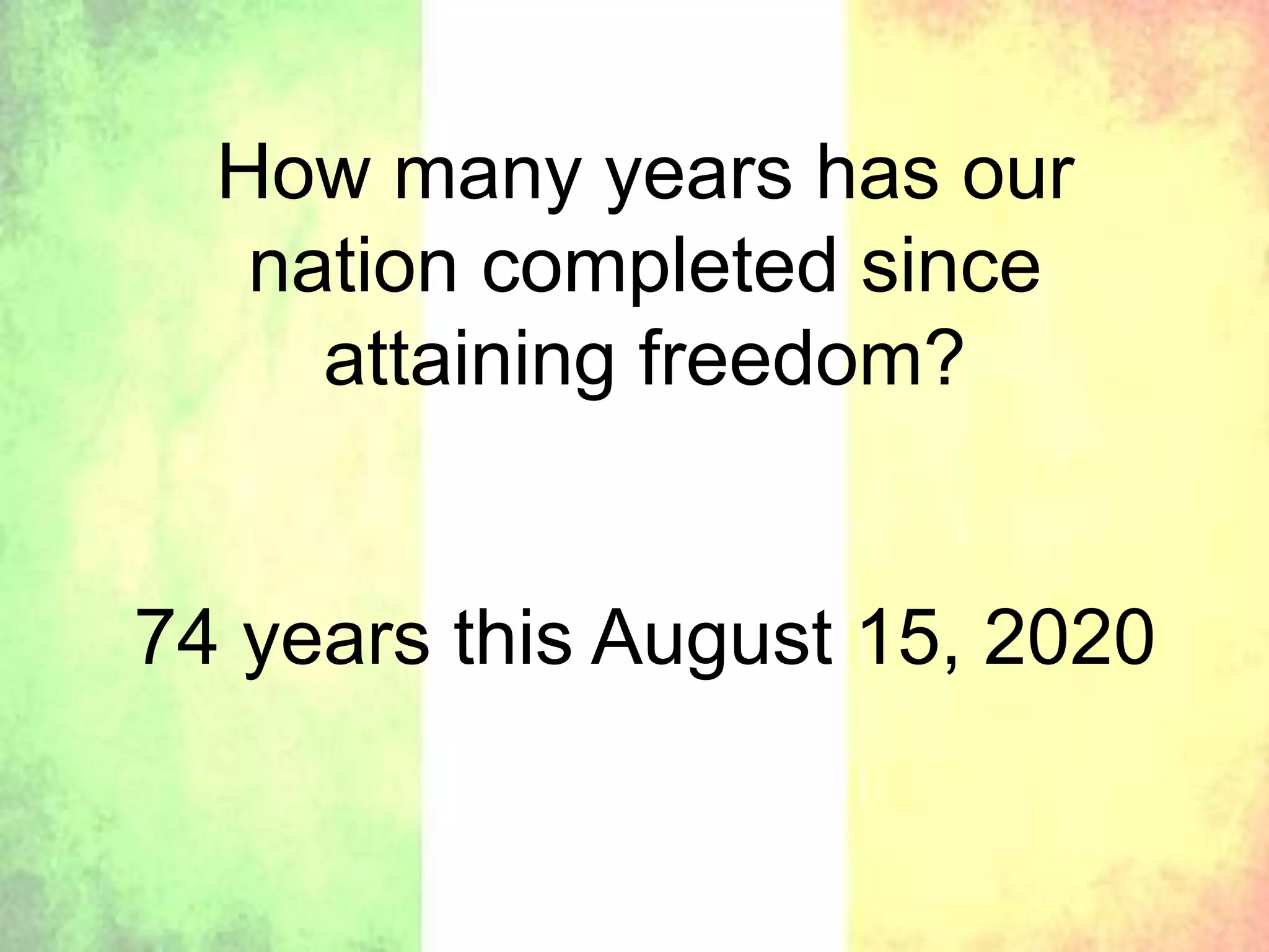 Independence day quiz | PPTX