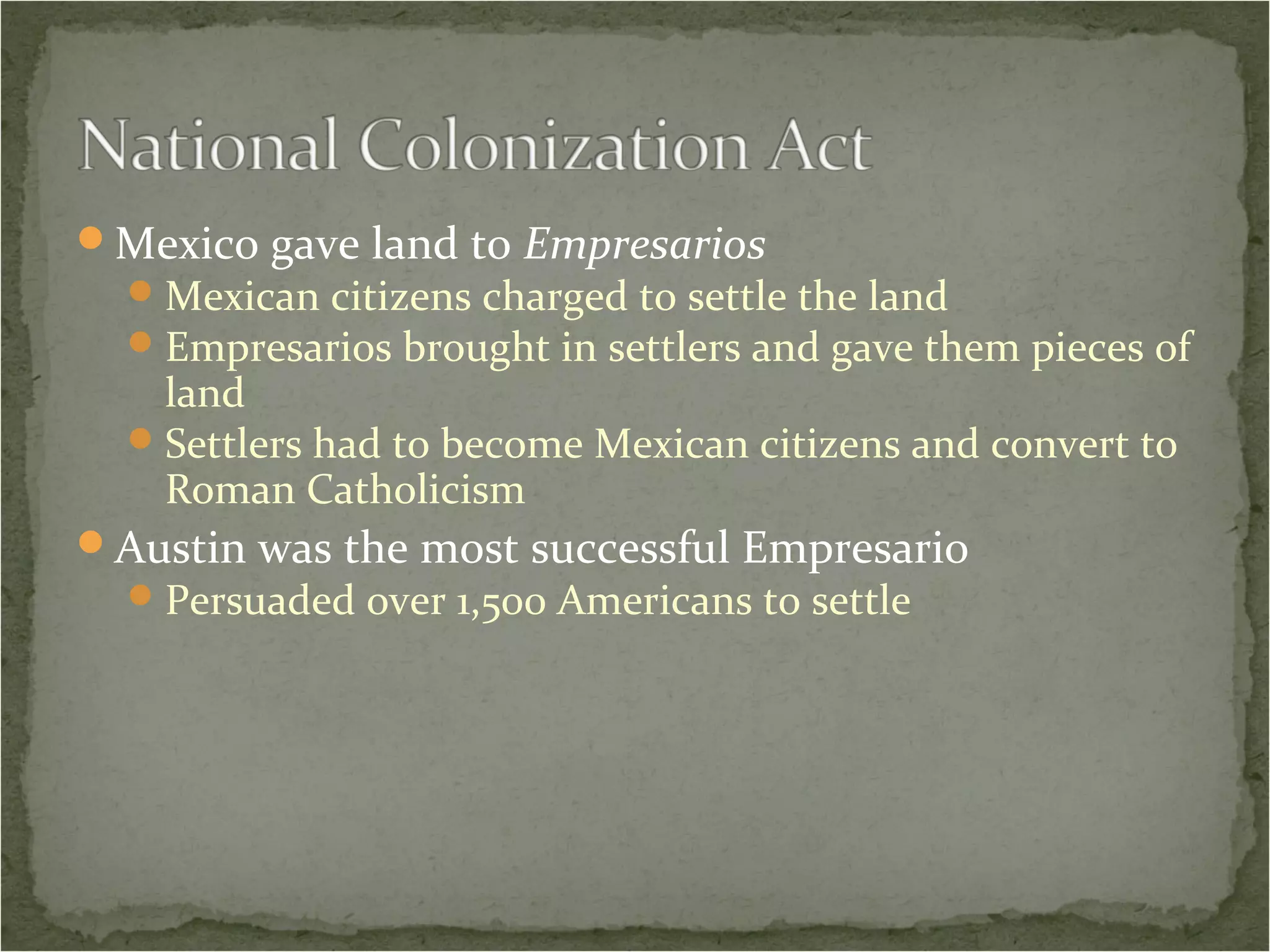 Independence for texas | PPT