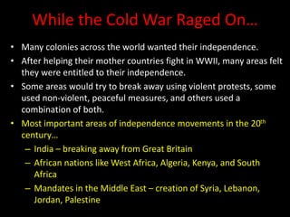 Independence movements | PPTX