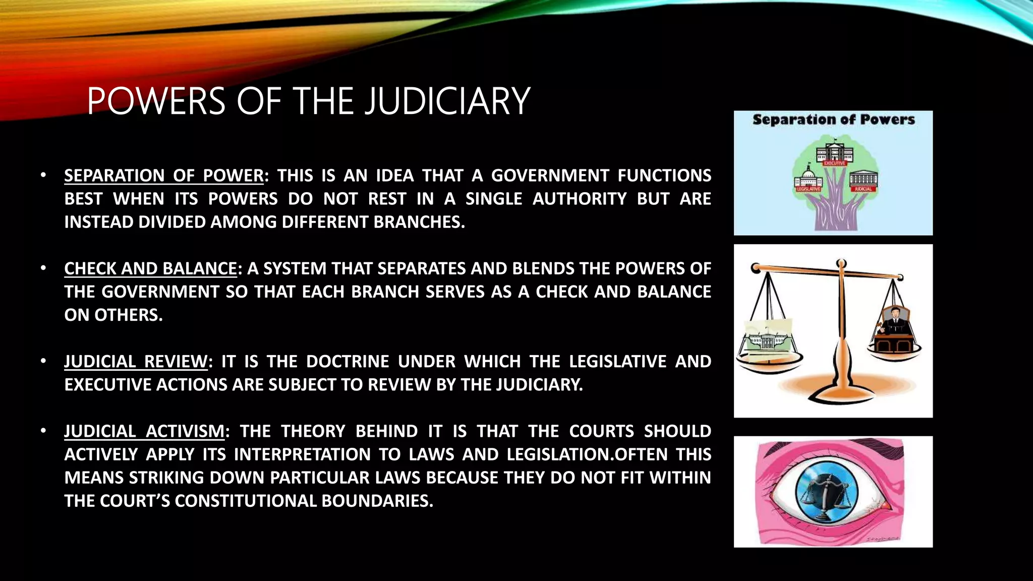 ''Independence of Indian judiciary and supreme court of India'' | PPTX