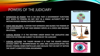 ''Independence of Indian judiciary and supreme court of India'' | PPTX