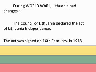 Independence of lithuania | PPTX