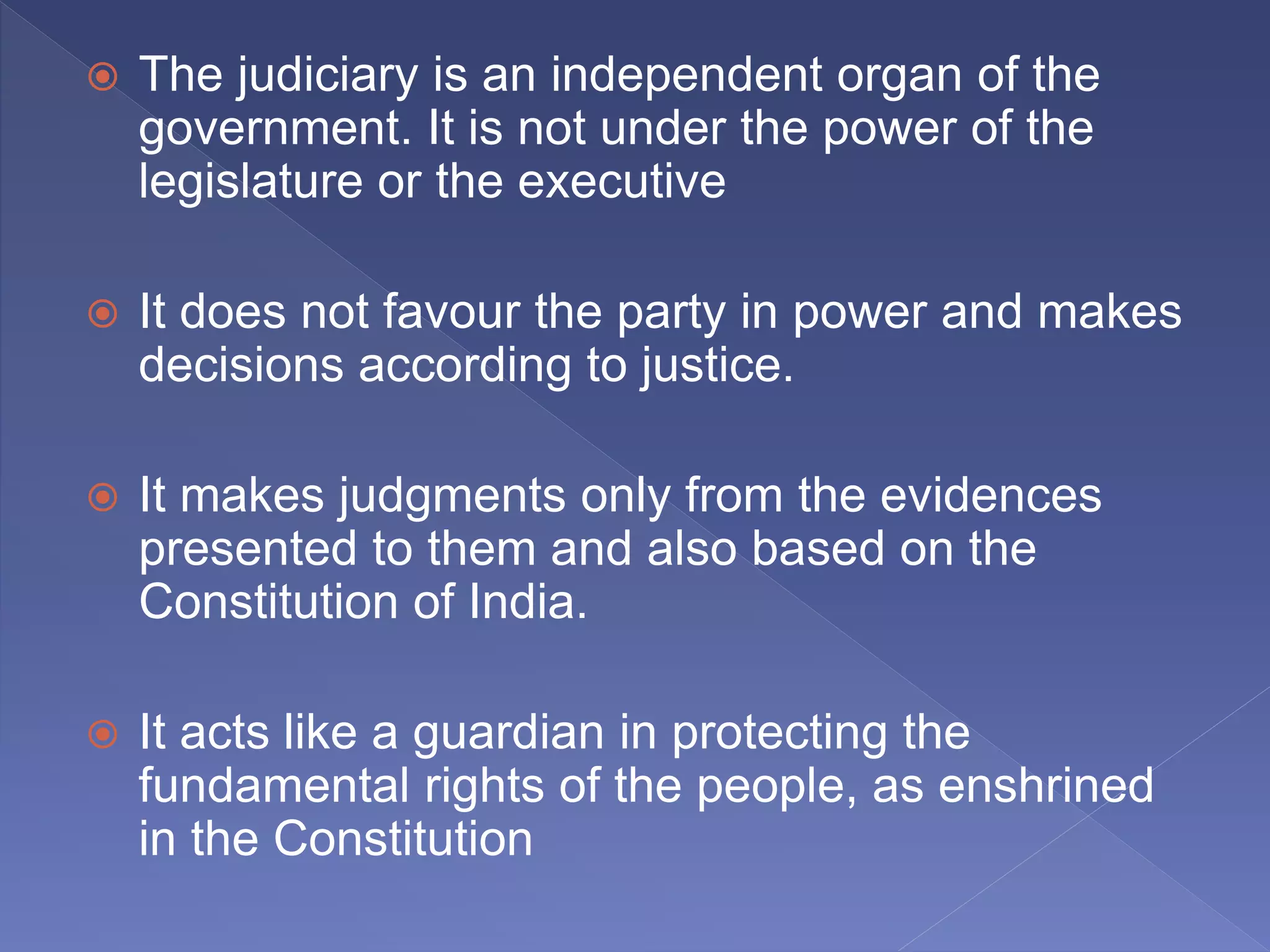 Independence of the judiciary | PPTX