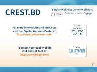 CREST.BD Independence & Bipolar Disorder Slides | PPT