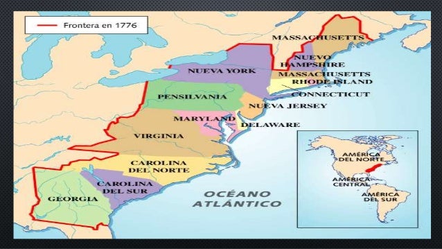 Mapa De Las 13 Colonias Images