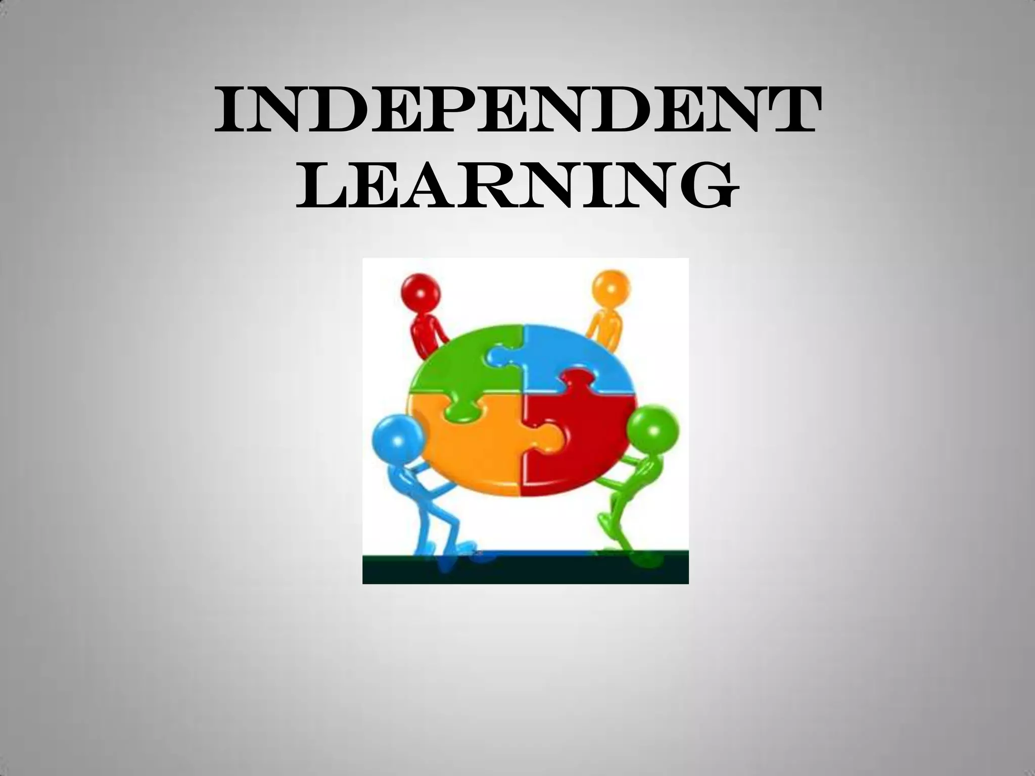 Independent Learning | PPTX