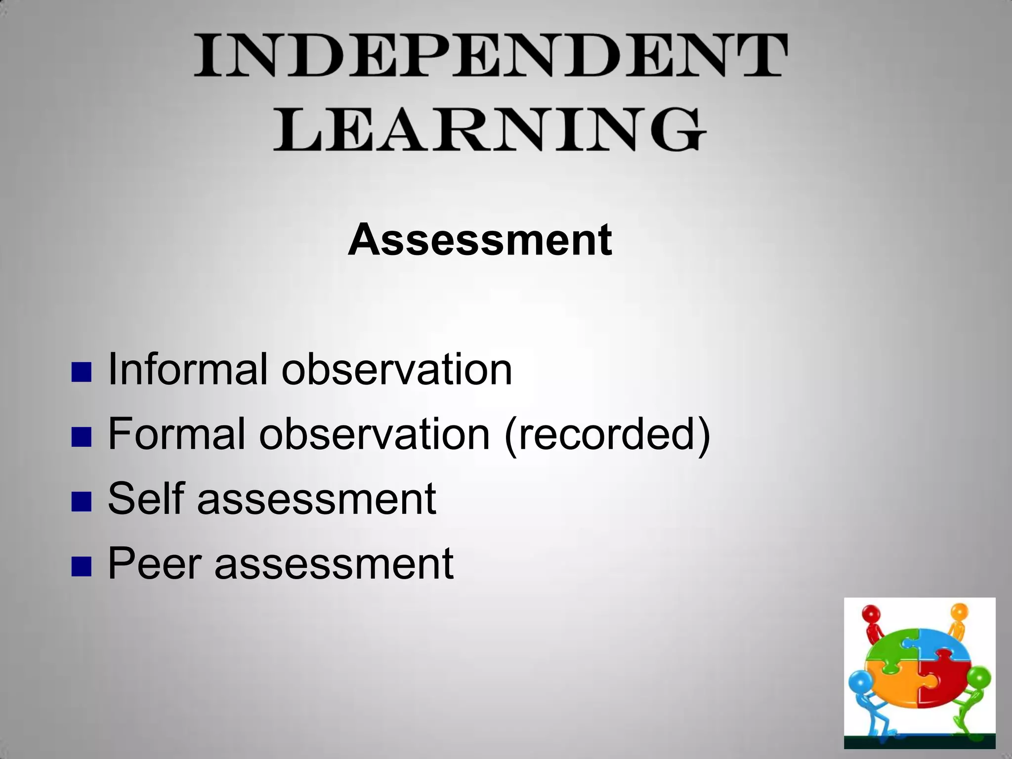 Independent Learning | PPTX