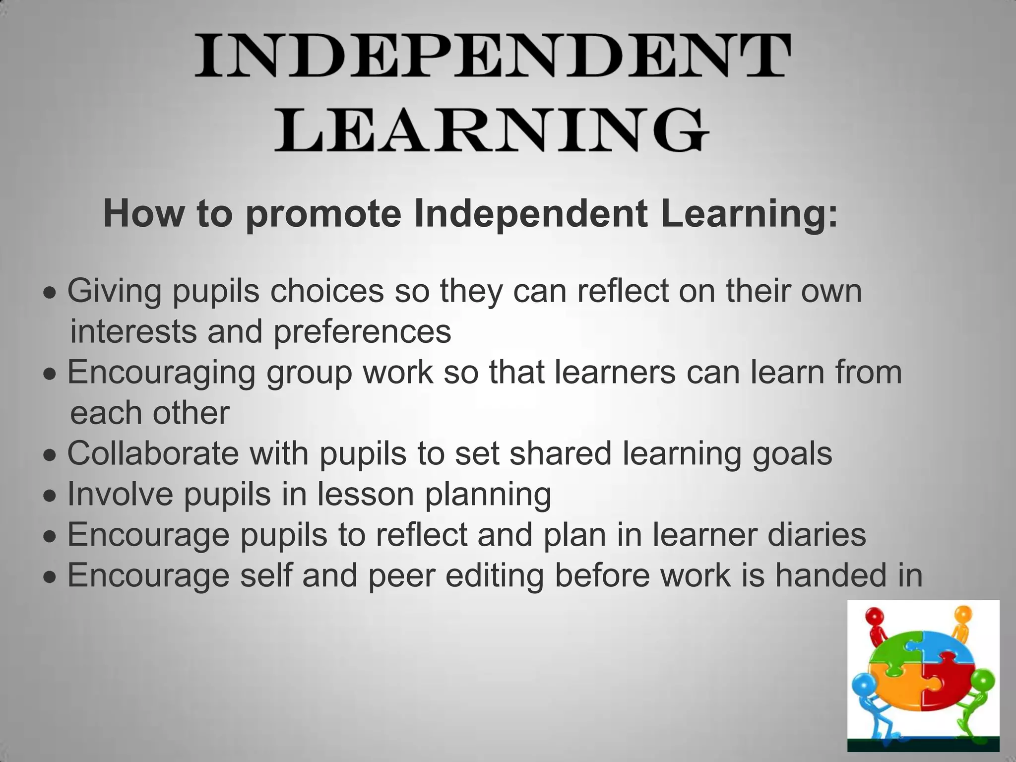 Independent Learning | PPTX