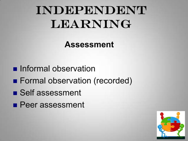 Independent Learning | PPTX