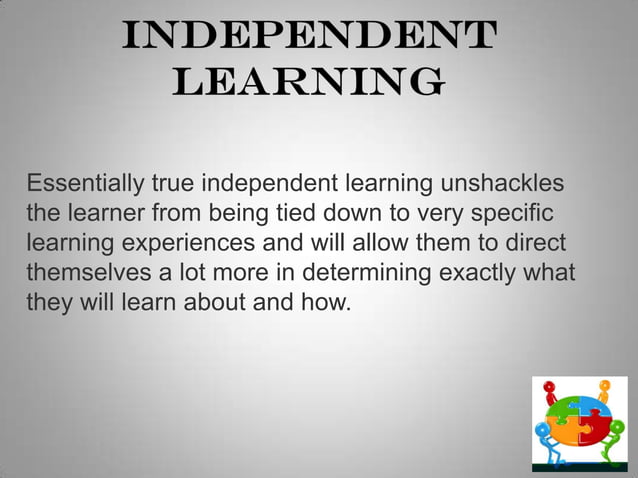Independent Learning | PPTX