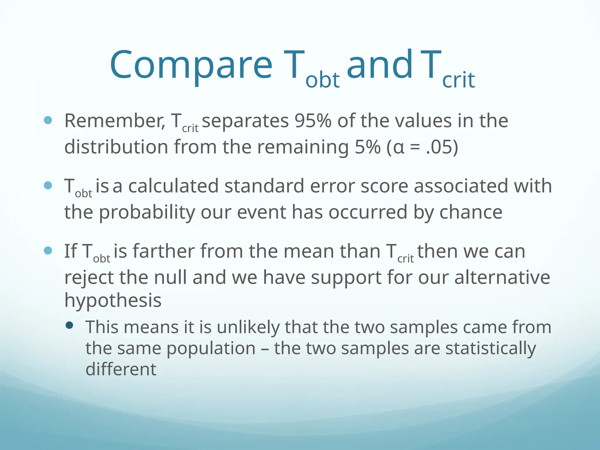 Introduction to Independent-Samples t-tests | PPTX