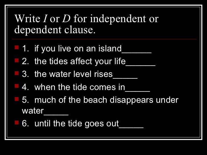 Independent And Dependent Clauses independent-and-dependent-clauses