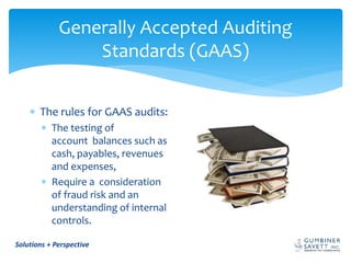 Independent audits for nonprofits | PPT