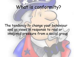Independent behaviour conformity and obedience | PDF