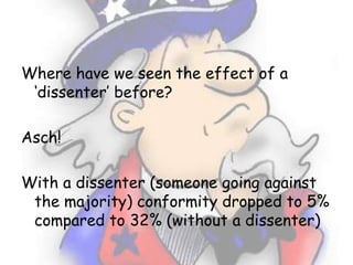 Independent behaviour conformity and obedience | PDF
