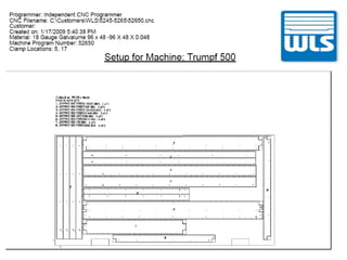 Independent Cnc Programmer setup sheets | PPT | Technology & Computing