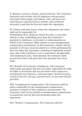 INDEPENDENT CONTRACTORWORKSHEET & AGREEMENTSPart I. Worksheet.docx