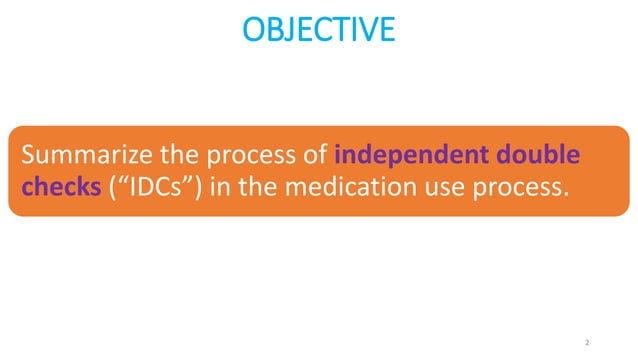 Independent Double Checks: A Summary | PDF