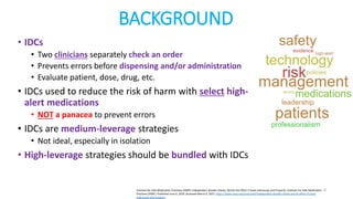 Independent Double Checks: A Summary | PDF