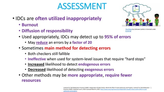 Independent Double Checks: A Summary | PDF
