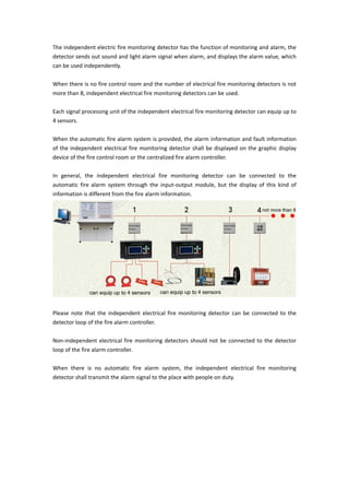 independent electric fire detection system | PDF