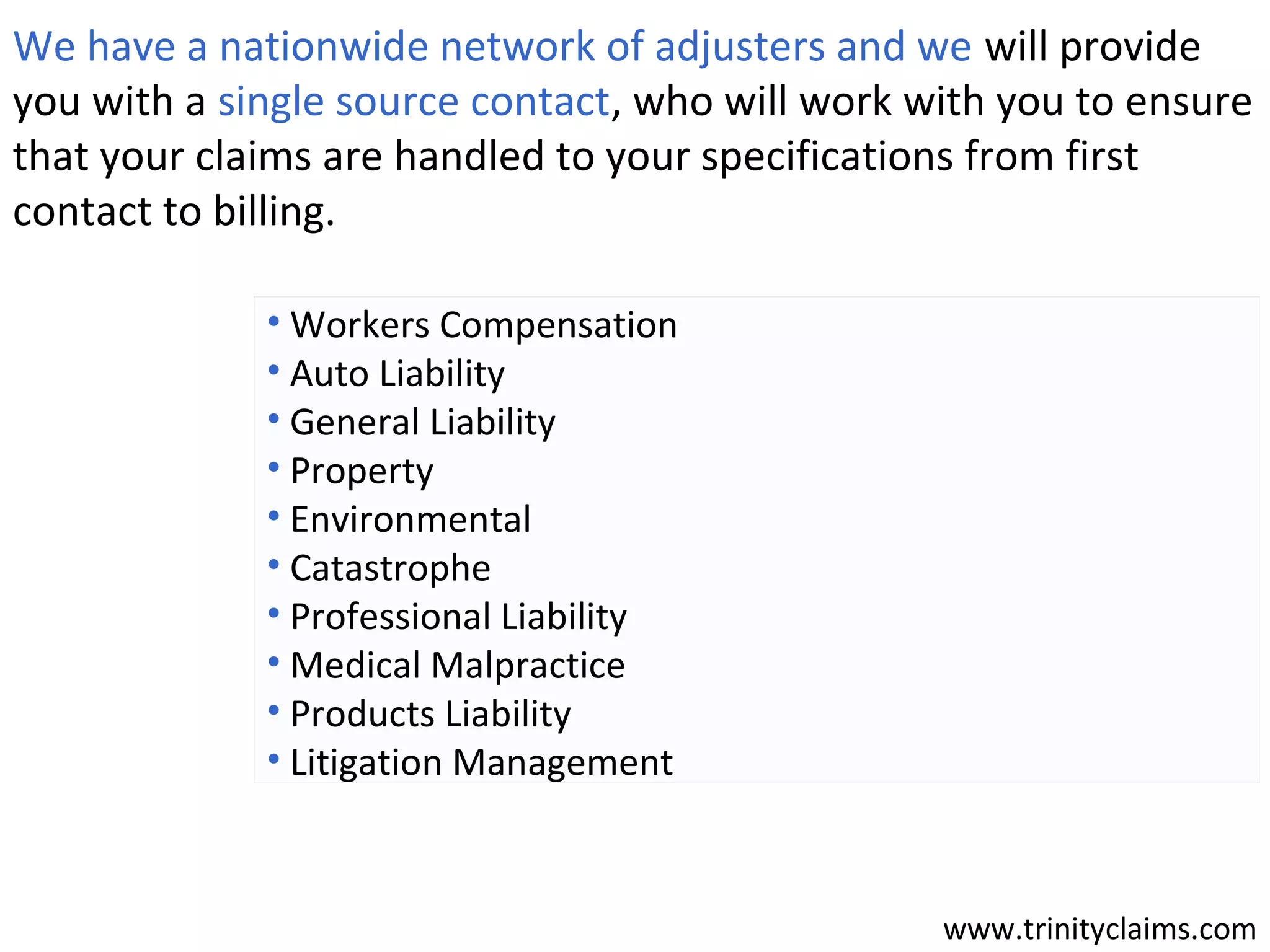 Independent Insurance Adjusters | PPT