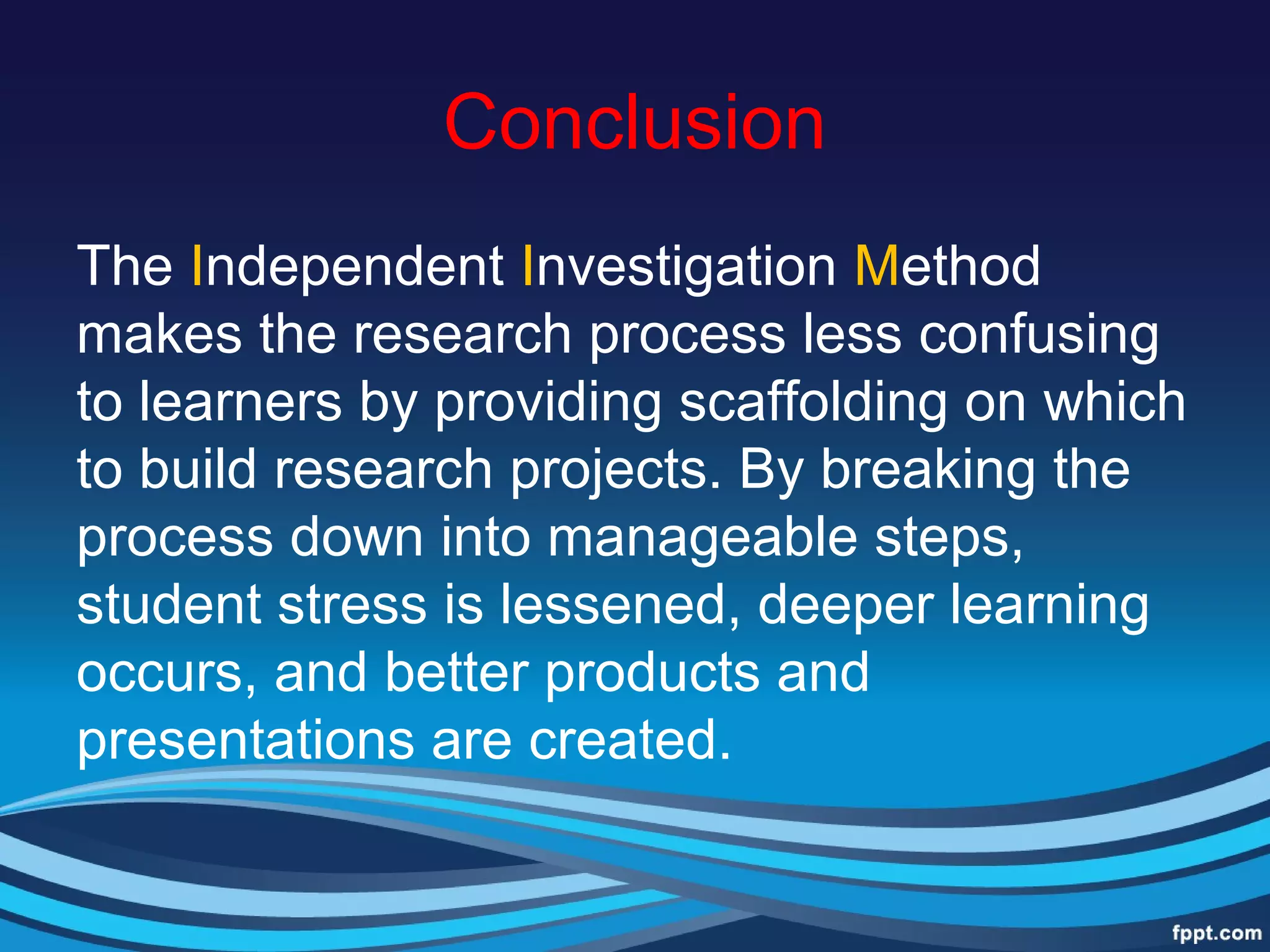 Independent investigation | PPT