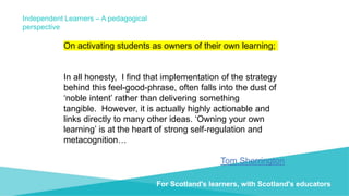 Independent learning in a digital environment | PPTX