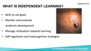 Independent learning in a digital environment | PPTX