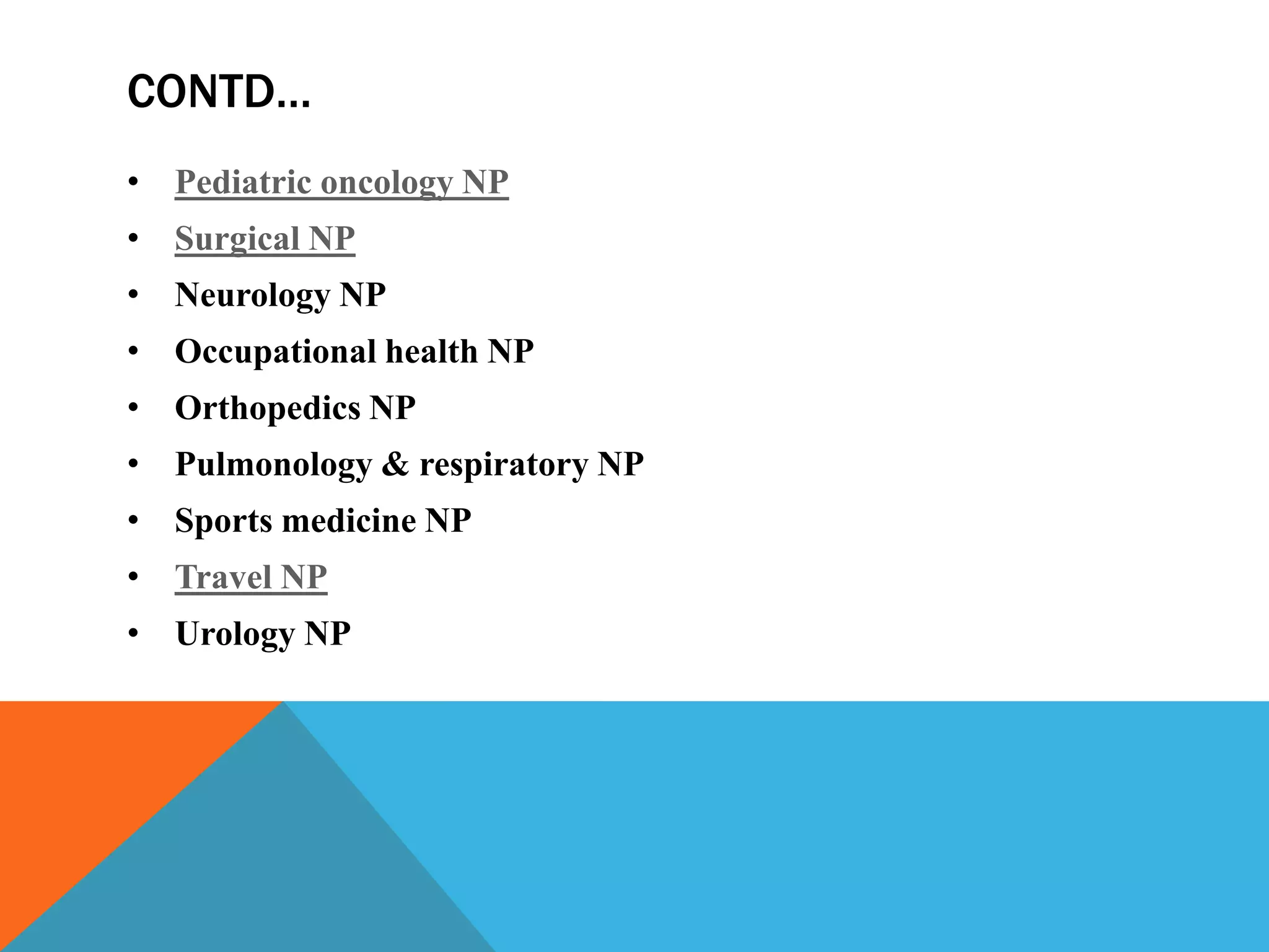 Independent Nurse Practitioner | PPTX