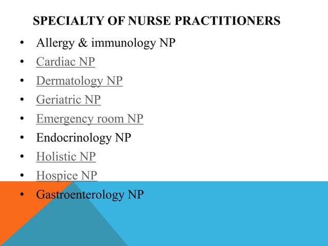 Independent Nurse Practitioner | PPTX