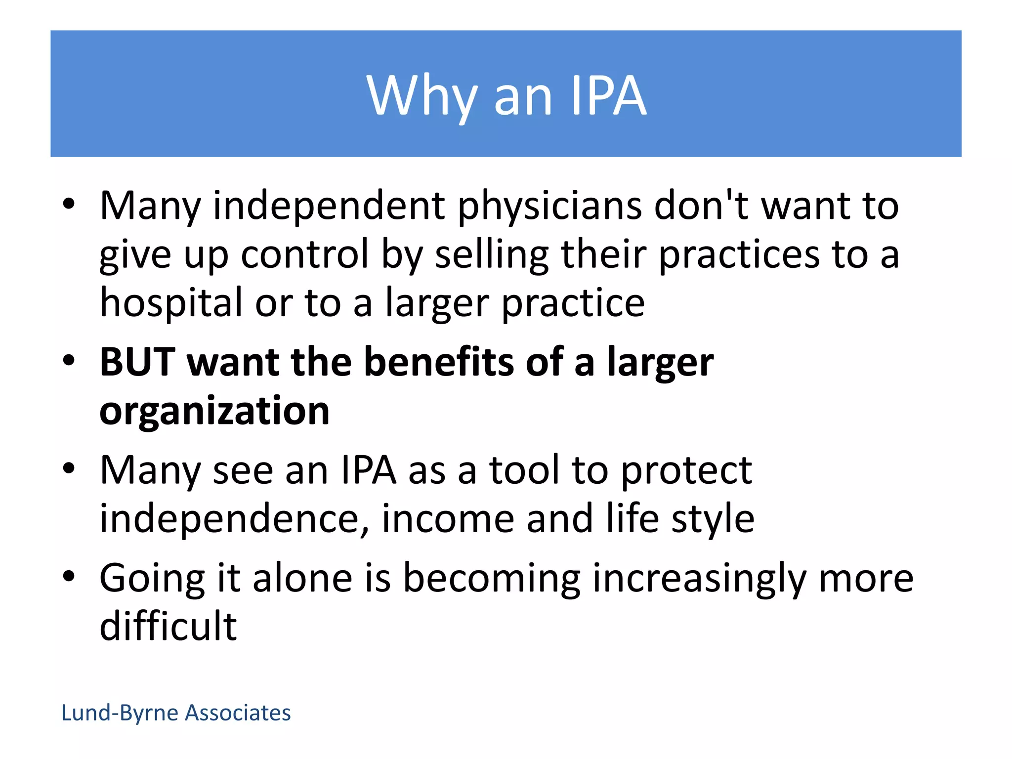 Independent practice association, what you need to know | PDF