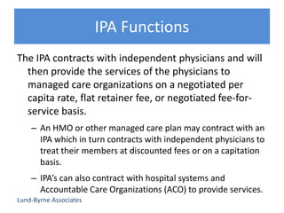 Independent practice association, what you need to know | PDF