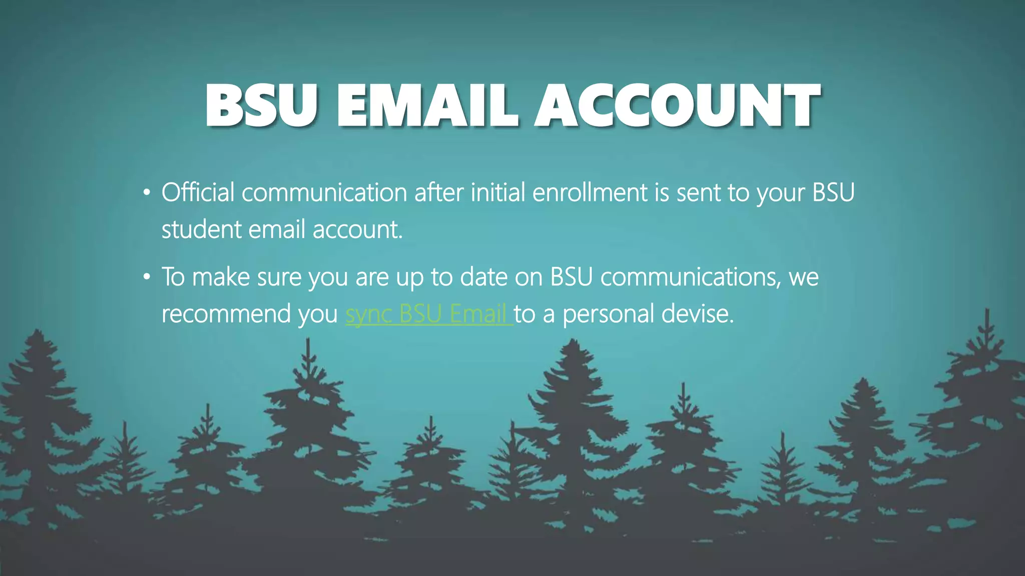 The BSU Student's Guide to Registration | PPTX
