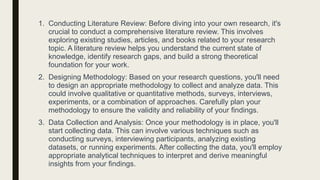 independent researcher_1 | PPTX | Postgraduate Education | College ...