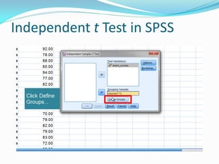 t test in spss - introductory statistics | PDF