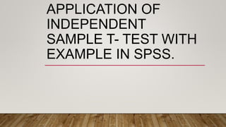 INDEPENDENT SAMPLE T TEST.pptx