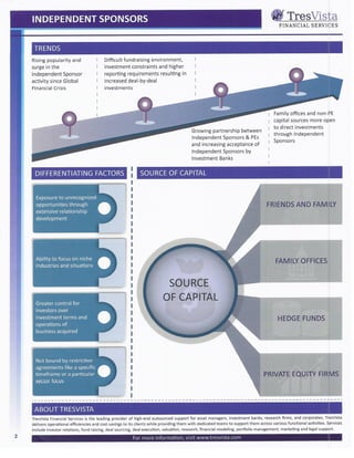 Independent Sponsors - A Summary by TresVista Financial | PDF