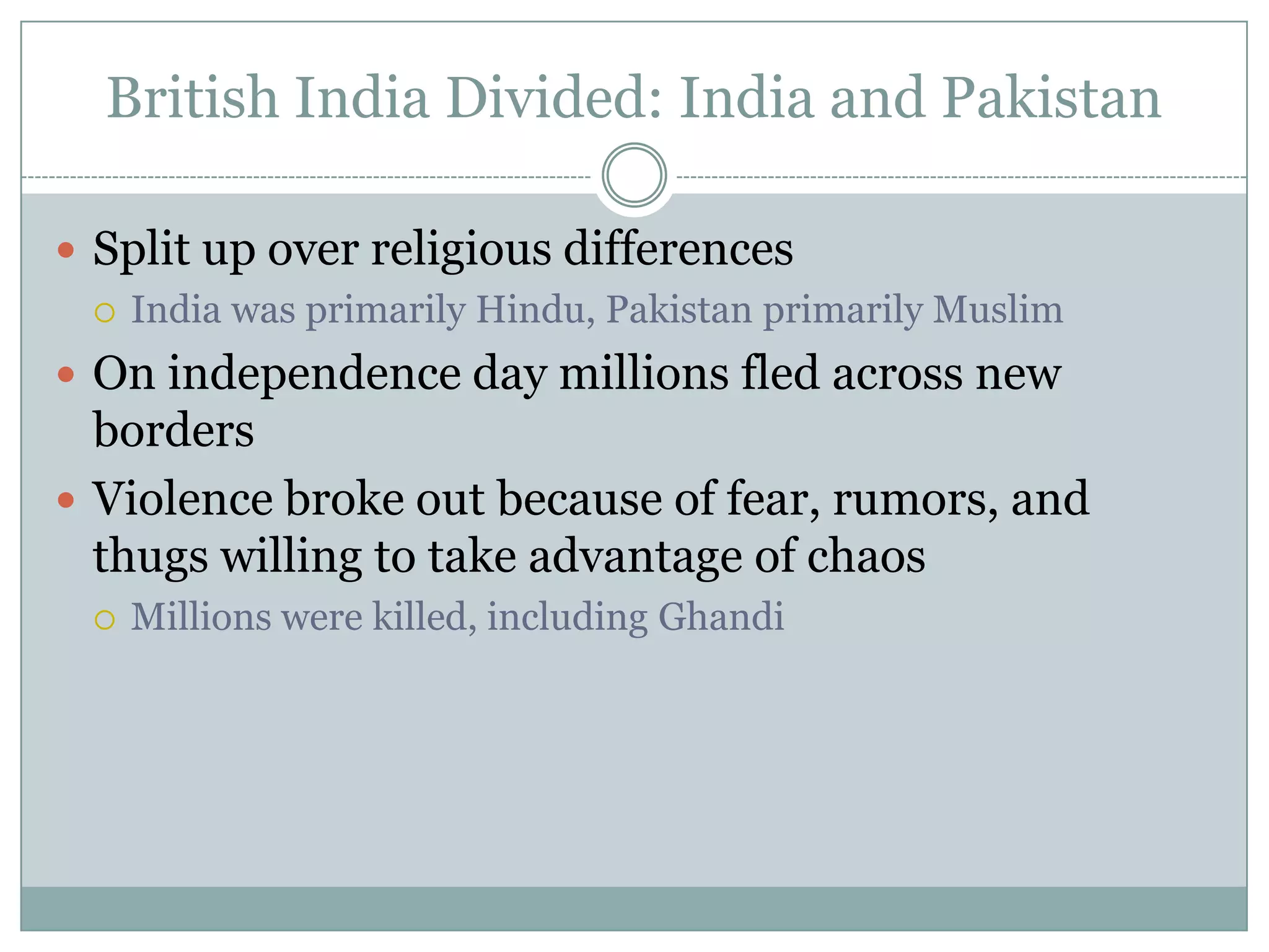 Independent states in south and southeast asia | PPTX